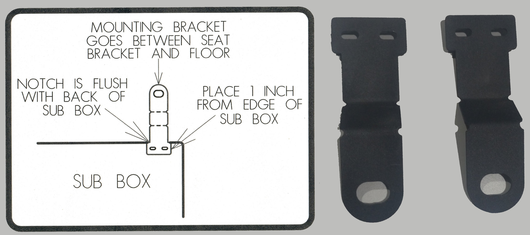 Subwoofer Mounting Brackets