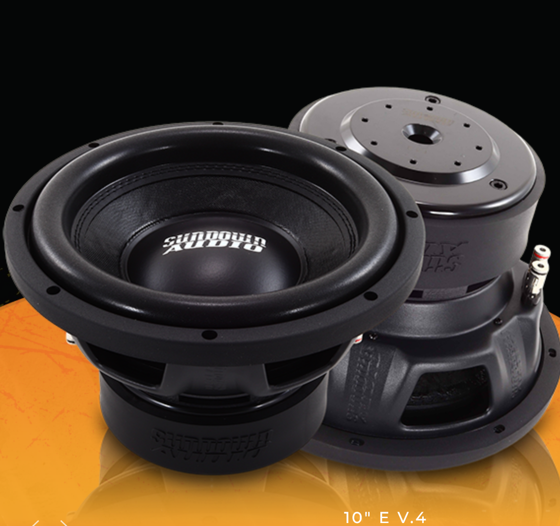 SUNDOWN 10" Ev4 750W SUBWOOFER D4 – FOX ACOUSTICS