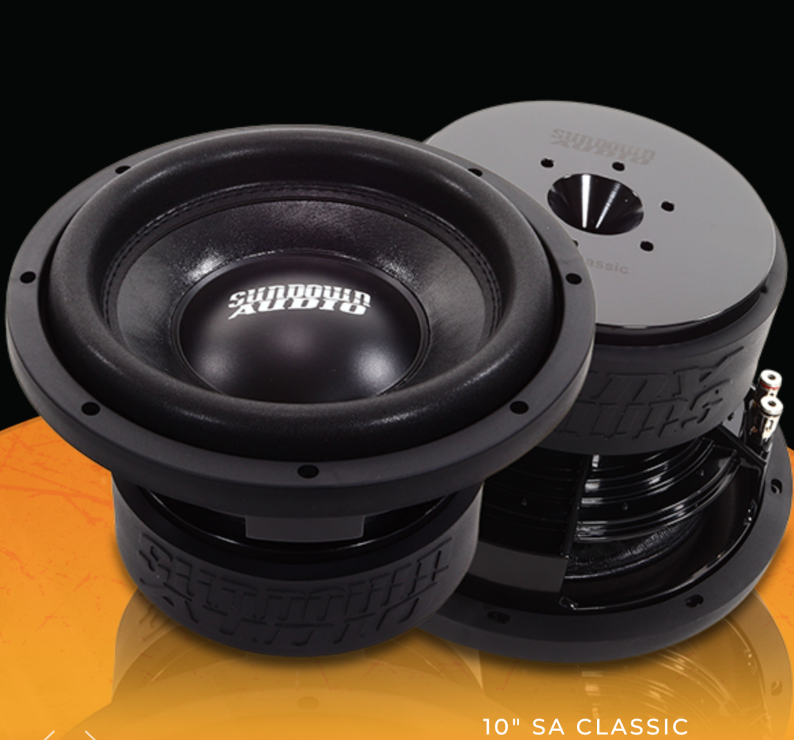 SUNDOWN 10" SA "classic" 1000W SUBWOOFER D2 OR D4 – FOX ACOUSTICS